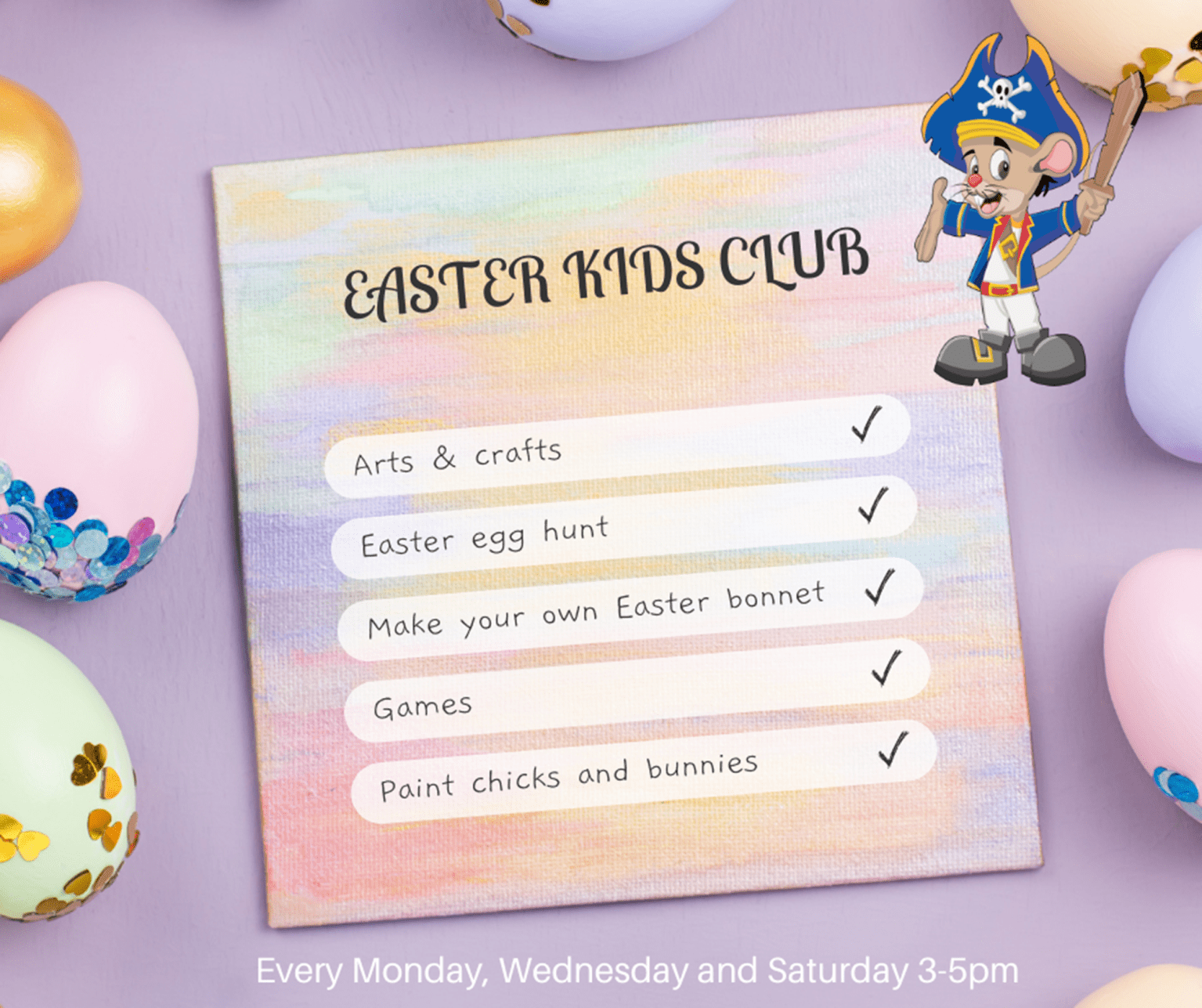 Easter Kids Club - Pario Holiday Parks